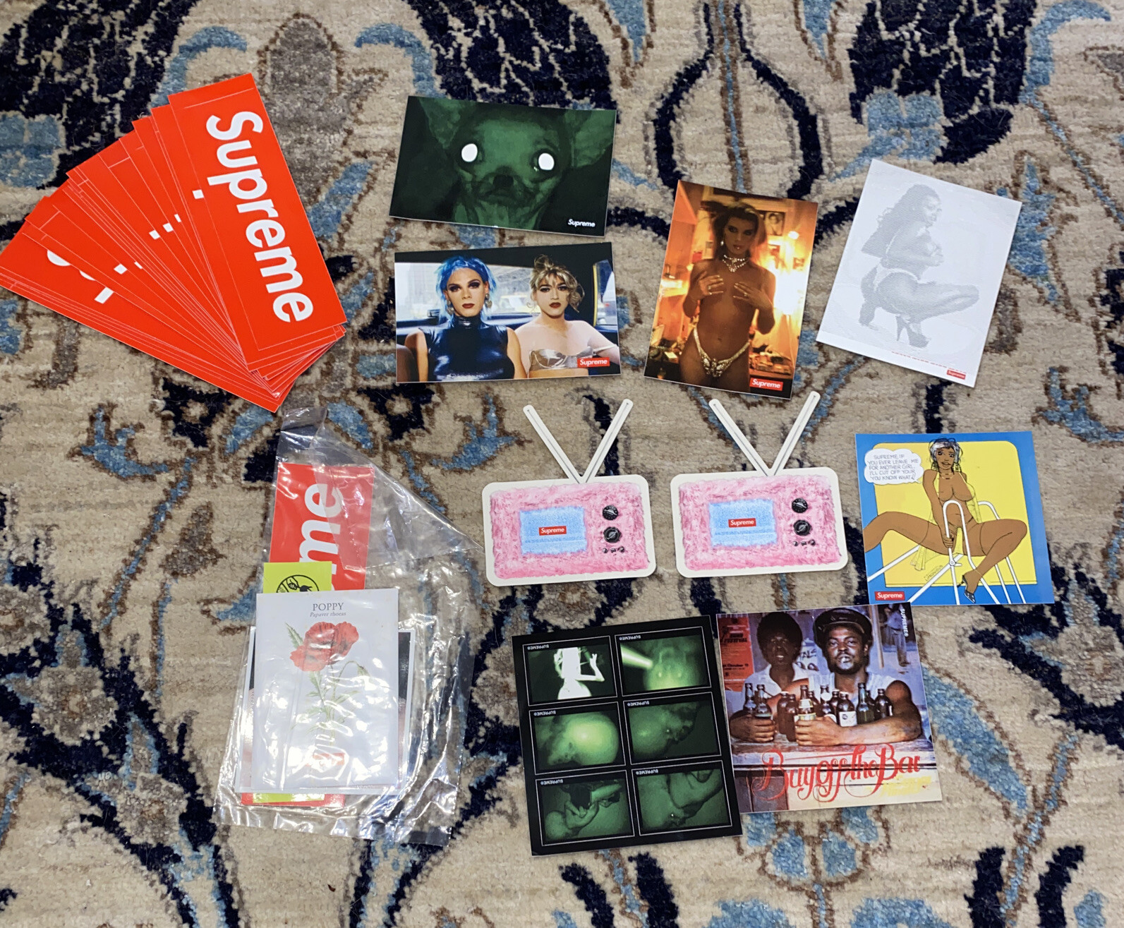 Assorted Supreme stickers | eBay