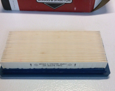 GENUINE OEM BRIGGS & STRATTON PART # 494511S AIR FILTER; REPLACES ...