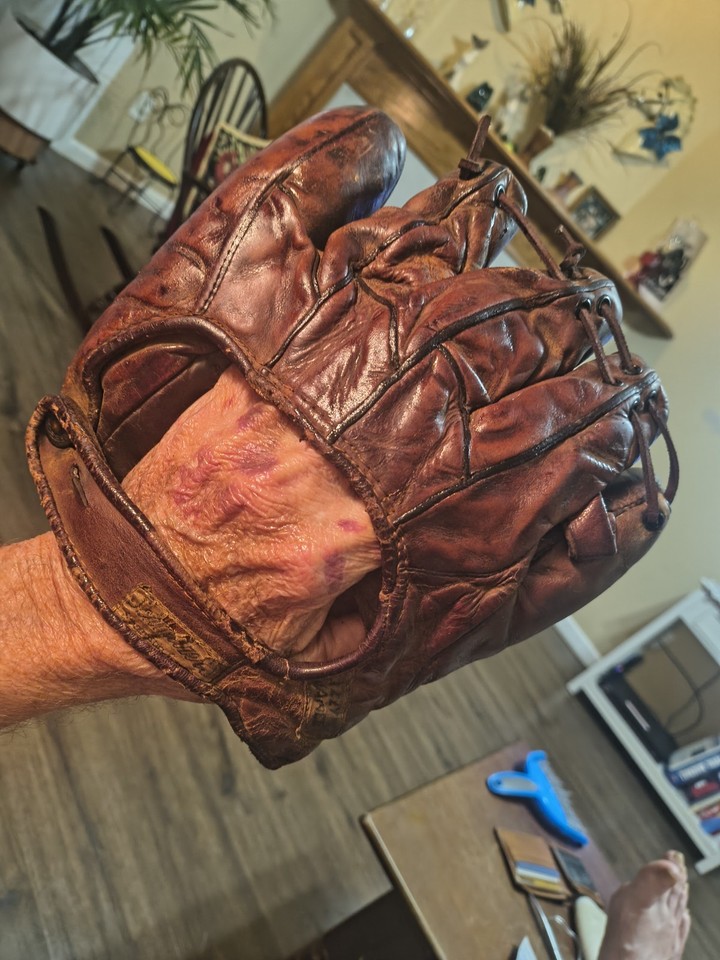 Dazzy Vance Model Schmelzers RHT Baseball Glove From 1920s, Rare! | eBay