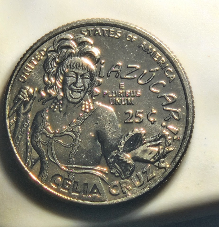 Multiple mint errors + rainbow toning | Rare Celia Cruz 2024 quarter | eBay