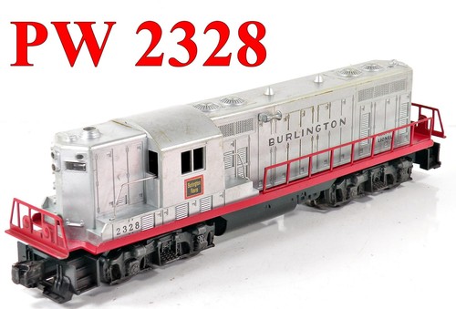 Lionel PW 2328 Burlington GP-7 Diesel /14/ 1955-56 | eBay