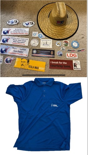 DX Engineering Straw Hat, 3x ARRL Polo Shirts & Amateur Ham Radio ...