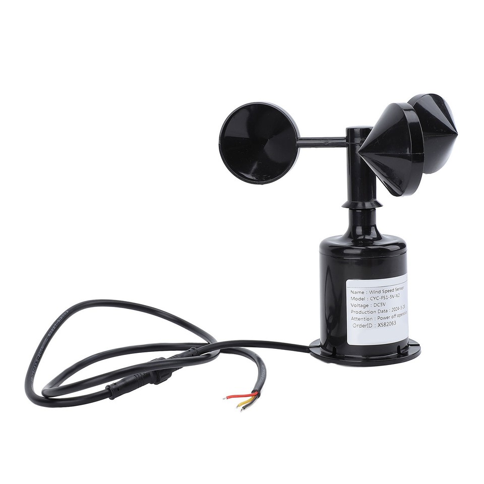 Wind Speed Anemometer High Accuracy 5V Wind Speed Monitoring Sensor ...
