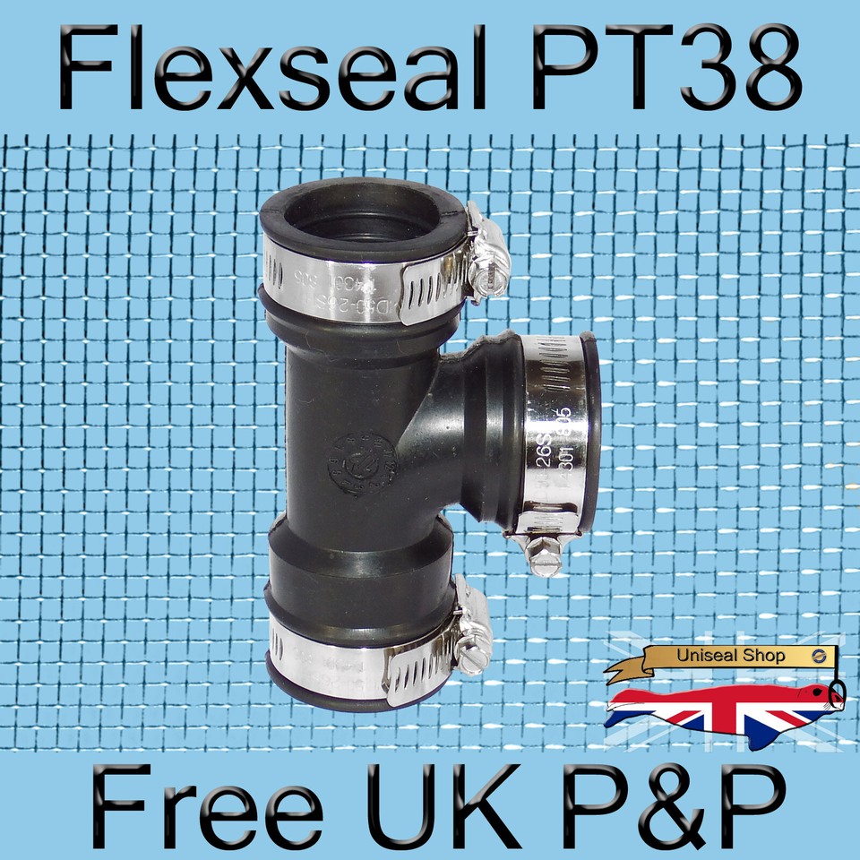 Flexseal (Fernco) Genuine EPDM Rubber Coupling Flexible Boot Pipe ...