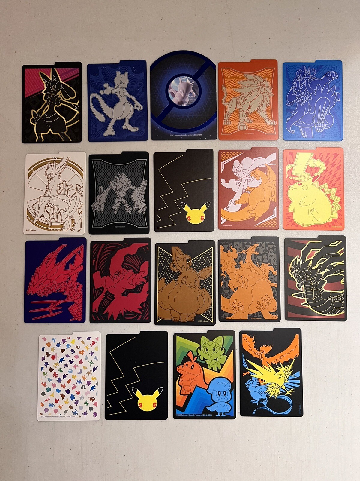 x19 Pokemon ETB Card Divider Lot NO DUPES SM SWSH Charizard Pikachu ...