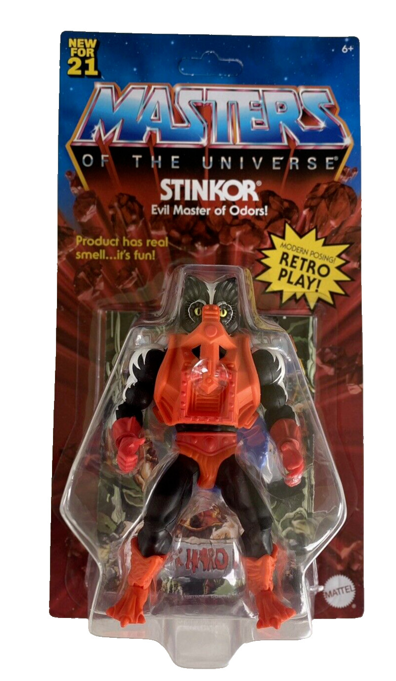 MOTU Stinkor Masters Of The Universe Origins Wave 6 New ‘21 Retro Mattel