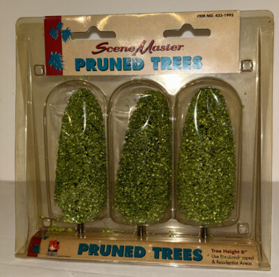 Scene Master Trees - 6” Pruned For Scenery Layout ~Trains~ HOLIDAY~ | eBay