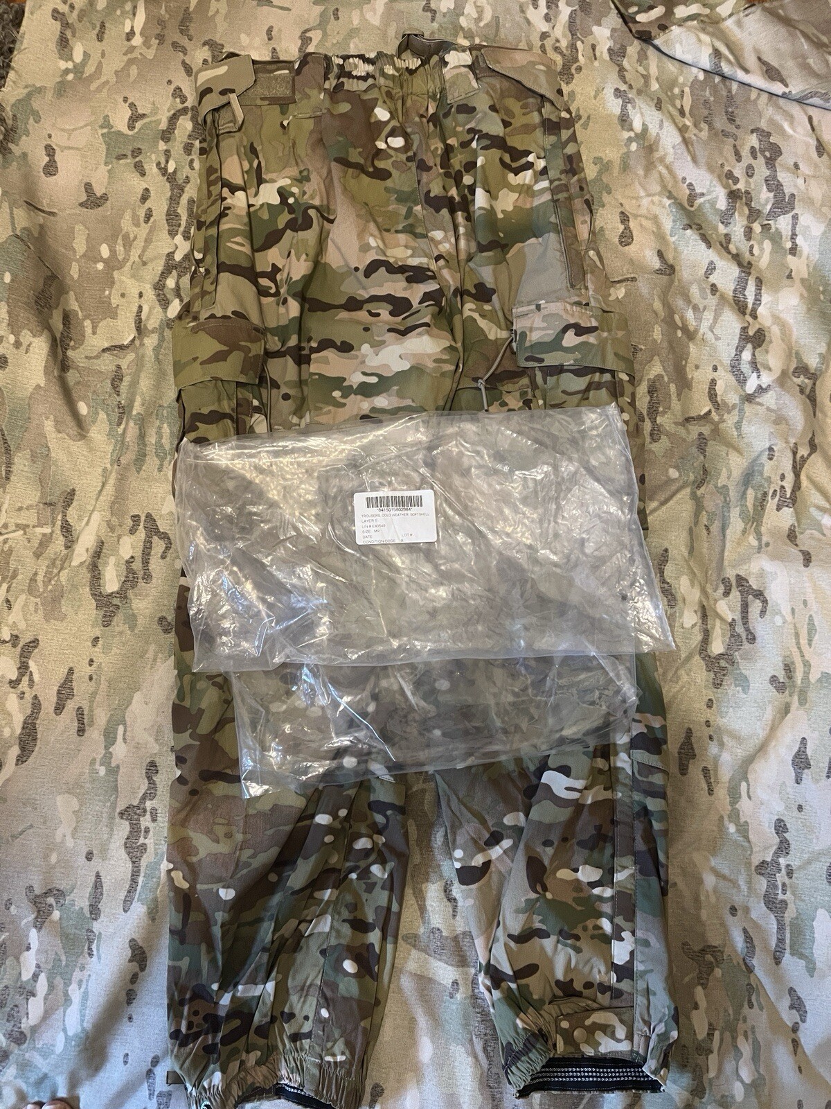 NWOT Gen III Level 5 ECWCS OCP Soft Shell Cold Weather Trousers Pants M ...