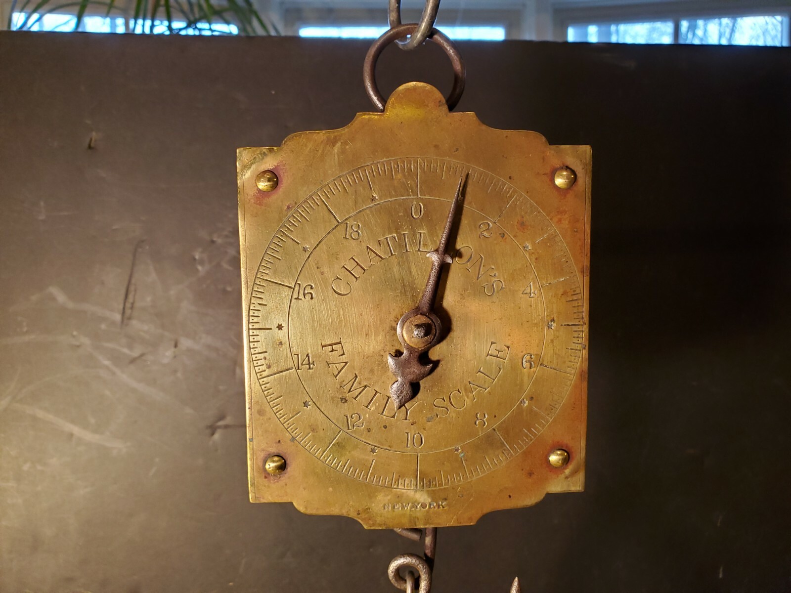 Antique CHATILLON'S Family Scale New York General Store Hanging Produce ...