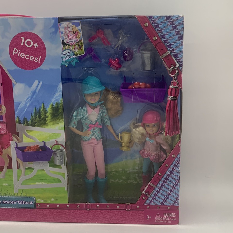 RARE Barbie Sam’s ClubExclusive Sisters A Pony Tale Deluxe Stable Gift ...