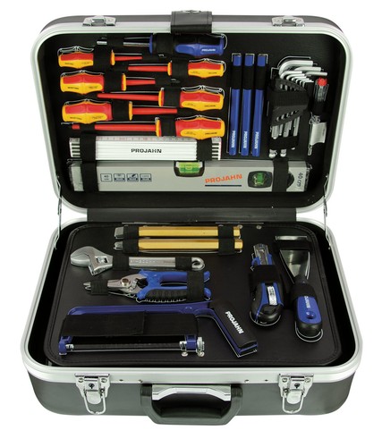 PROJAHN Werkzeugkoffer Elektro mit Werkzeug für Elektriker 128-tlg 8683 ...
