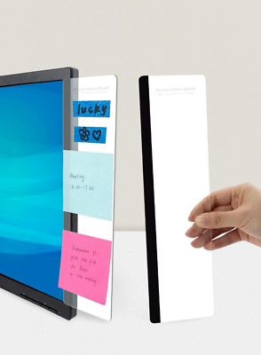 Office Desk Accessories 2pcs Monitor Memo Board Sticky Note Holder ...