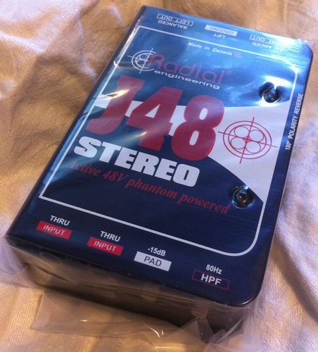 Radial J48 Stereo 2-Channel Active Instrument Direct Box—Brand New ...