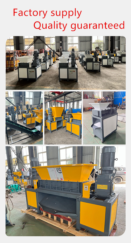 400 Double shaft shredder Scrap metal cardboard wood plate shredding ...