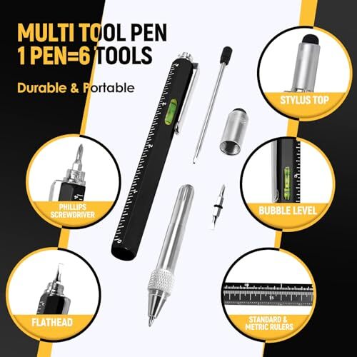 BIIB Dad Gifts for Fathers Day, Multitool Pen Gifts for Dad, Father's ...