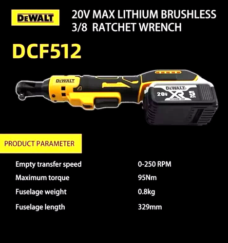 DeWalt DCF512 Ratchet Wrench Atomic Compact Brushless 3/8'' 20V (Tool ...