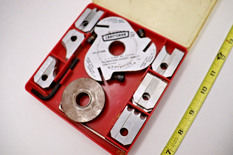 Craftsman Molding Head Set No.9-3200 Vintage With 6 Blade Sets Made in ...