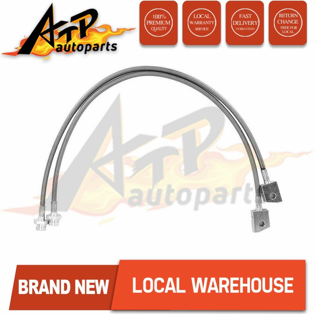 Extended Brake Lines Hose fit 2"-6" Spring Lift For Nissan Patrol GQ ...