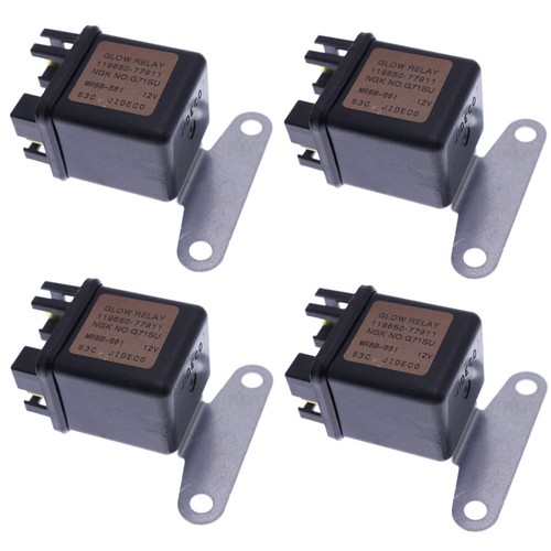 4X Glow Plug Relay 119650-77910 for Yanmar NGK G71Su, John Deere, Cub ...