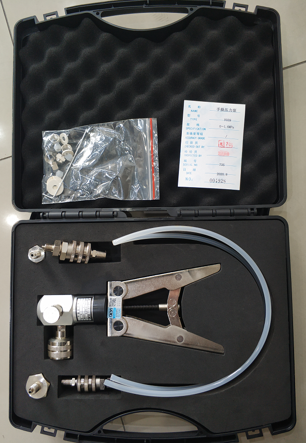 Manual Pressure Pump Calibrator Set for Measurement Pressure Calibrator ...