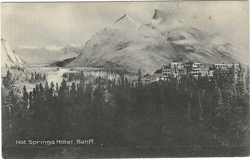 Hot Springs Hotel, Banff private post card | eBay