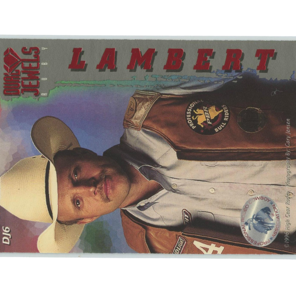 1996 High Gear Rodeo Crown Jewels Dual Ruby DJ6 Cody Custer & Cody Lambert | eBay