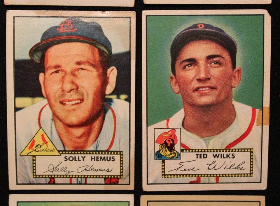 1952 Topps Baseball Card Lot of 6 - #84 #109 #151 #196 #197 #228 | eBay