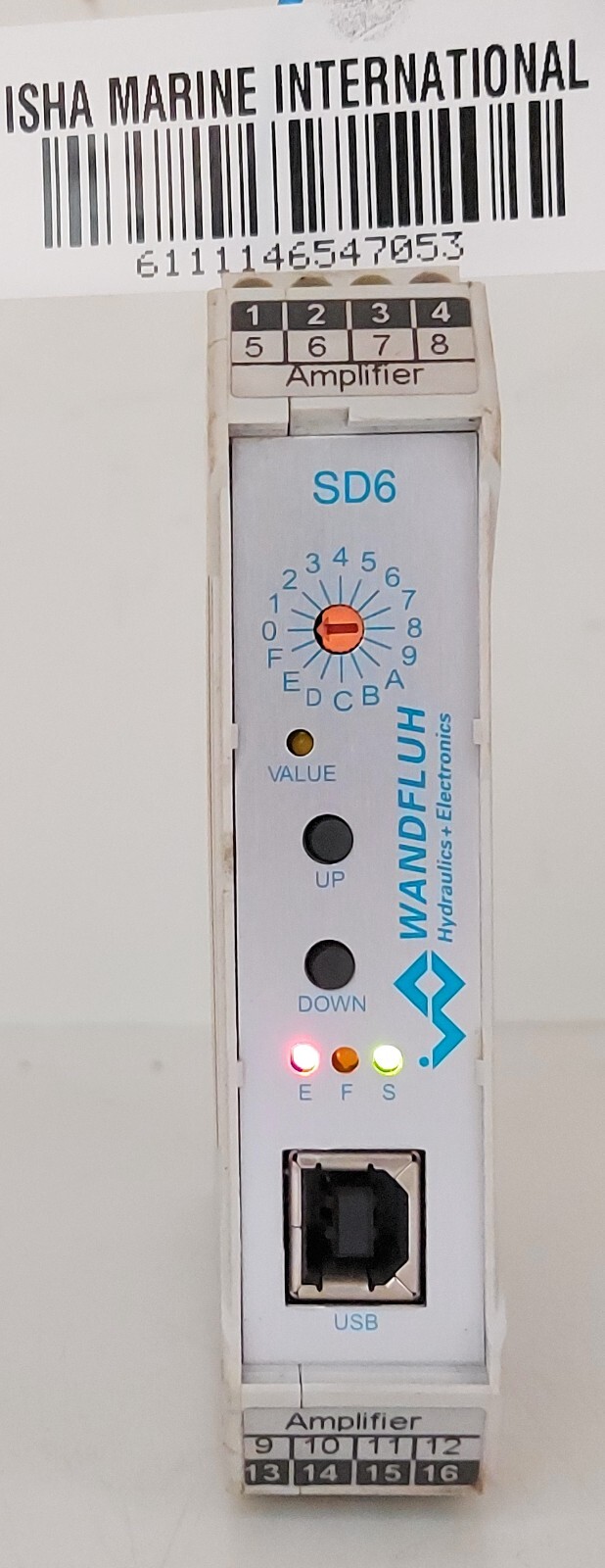 Wandfluh Hydraulics Electronics SD6 Digital Controller SD6201D20-AA for ...