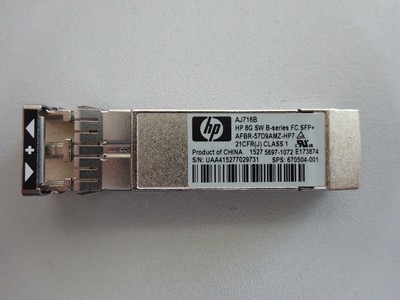 AJ716B HP 8GB SW B-Series FC SFP+ AFBR-57D9AMZ-HP7 SPS:670504-001 | eBay