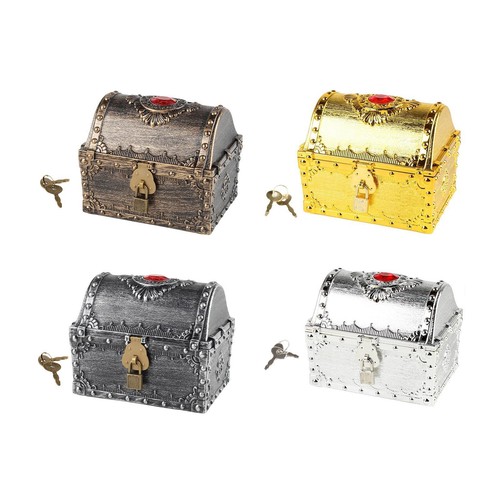 Pirate Treasure Chest Kids Storage Pirate Treasure Box Multifunction ...