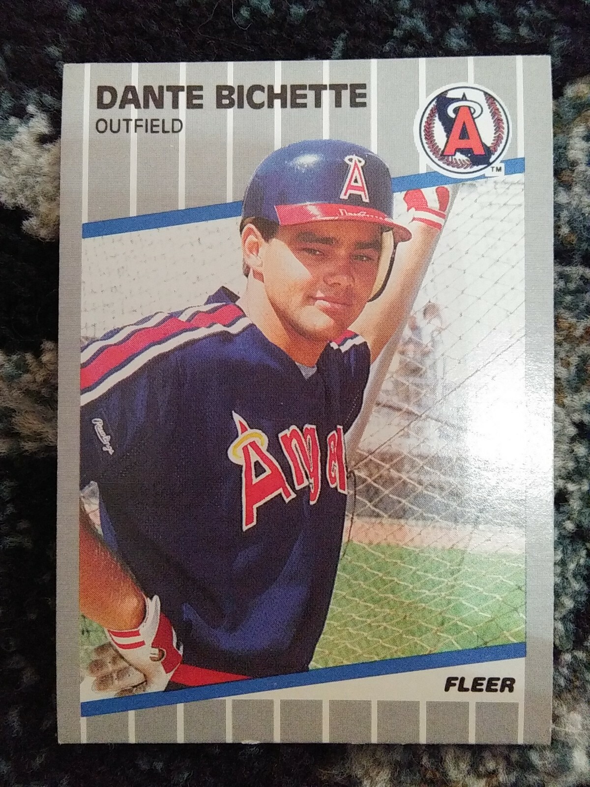 Fleer 1989 Baseball Dante Bichette #468 Los Angeles Angels Complete ...