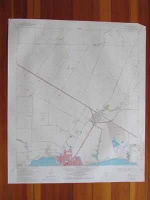 Gregory Texas 1977 Original Vintage USGS Topo Map | eBay