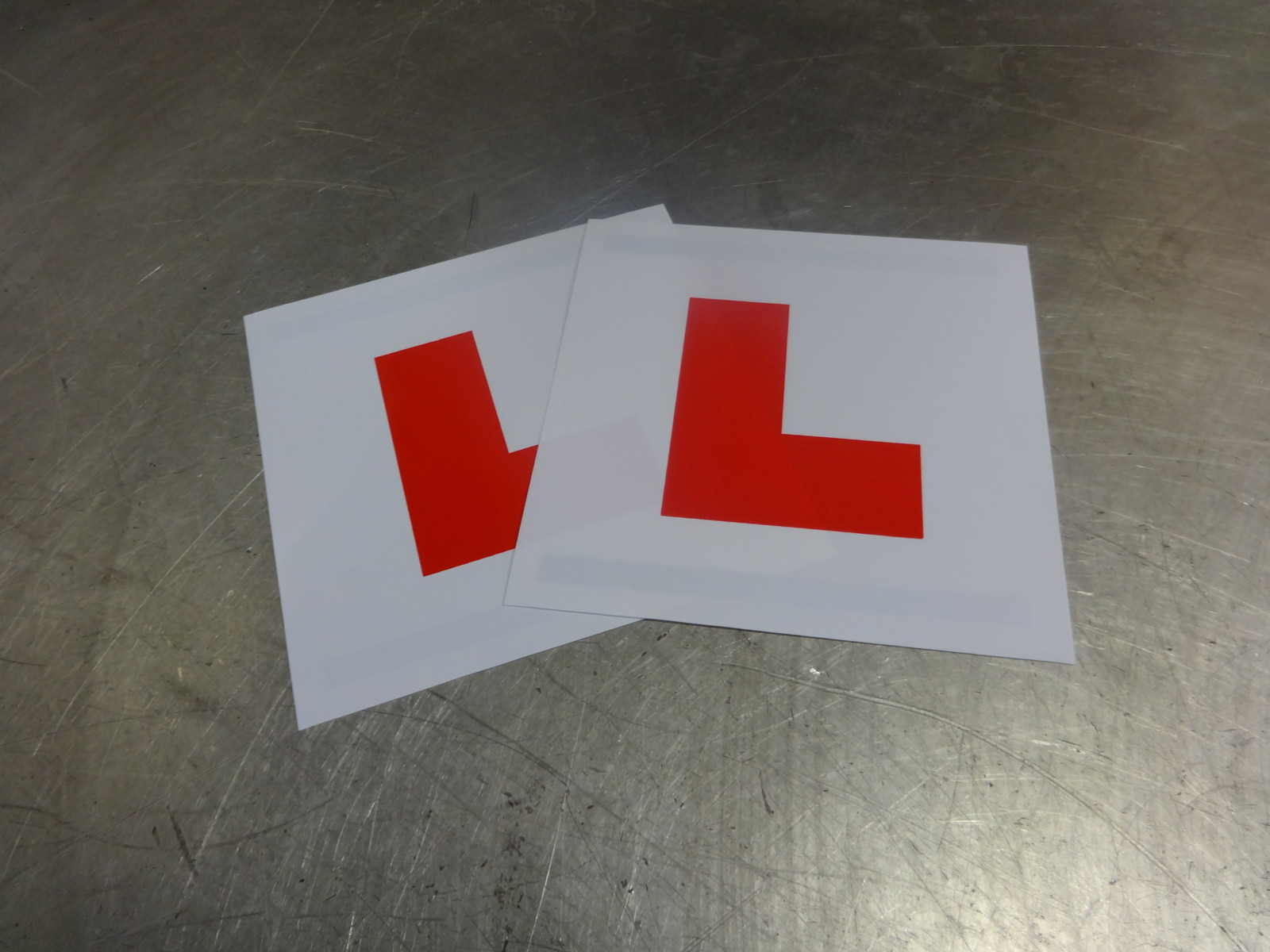 2x Magnetic Learner L Plates Provisional Driver Essential Road Legal UK ...