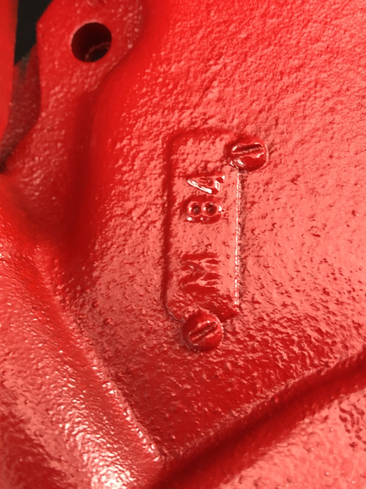 Massy Harris 33 tractor engine timing front cover and front engine ...