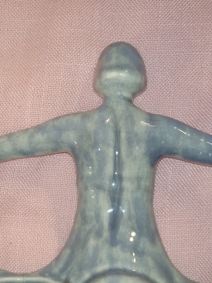 WELLER Lavonia Hobart LYDIA Lady Figural Art-Deco Pottery Bud Vase Rare ...