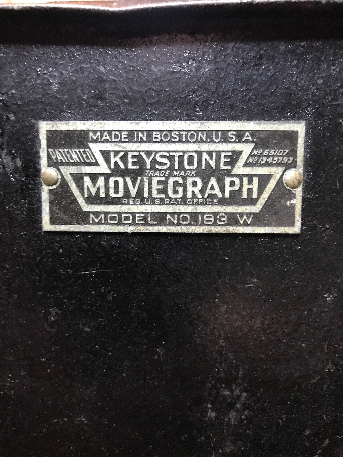 Vintage Keystone Moviegraph 16 Mm. Model No 193W. Shelf, Display, Parts ...
