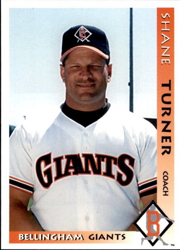 1996 Bellingham Giants #33 Shane Turner Coach Cal State Fullerton ...