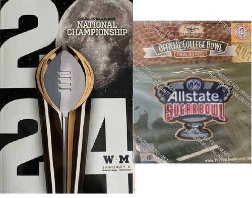 2024 COLLEGE NATIONAL CHAMPIONSHIP PROGRAM & SUGAR BOWL PATCH ...