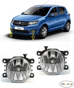 FOR DACIA SANDERO 2012 - 2019 2X NEW FRONT FOG LIGHT LAMPS LEFT + RIGHT ...