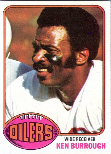 1976 Topps #505 Ken Burrough Houston Oilers Football Card | eBay