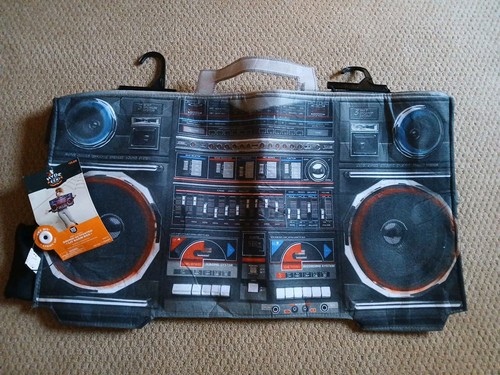 Kids & Adult Sound Activated LED Boom Box Halloween Costume Hyde and ...