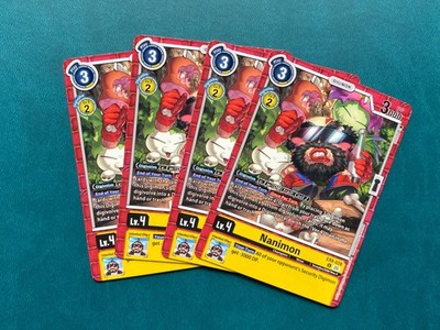Nanimon EX9-028 Playset Versus Monsters Digimon Card Game x4 | eBay