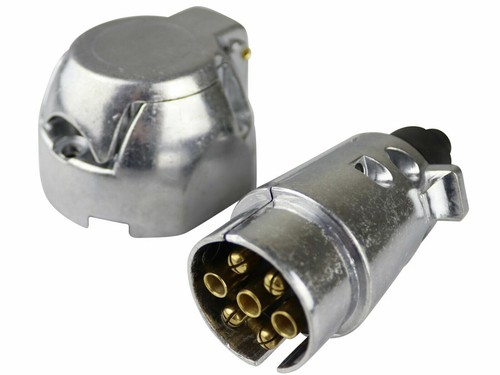 Maypole 12N Metal Aluminium 7 Pin Towing Plug + Socket Set - MP24B ...