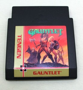 Gauntlet Nintendo NES Gauntlet Black Tengen Game Cartridge Only | eBay
