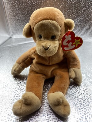 Original Super RARE Beanie Baby BONGO The Monkey Style #4067 ~ PVC ...