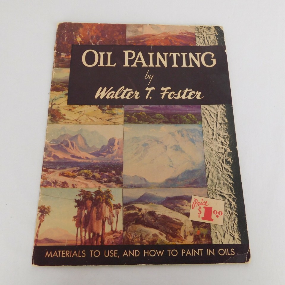 Lot of 2 Walter Foster Oil Painting Instruction Books Dancers in Action ...