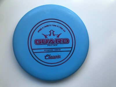 DISC GOLF DYNAMIC DISCS CLASSIC SOFT GUARD EXTRA GLIDE PUTTER 174g BLUE ...