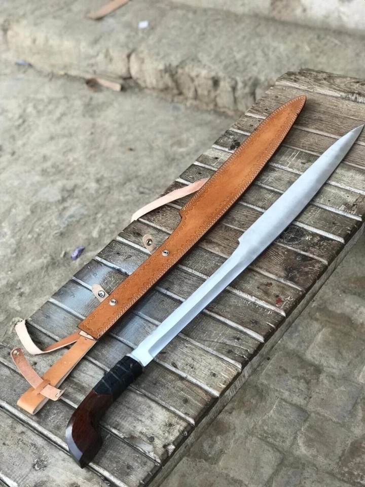 Custom Handmade Barong & Pira Sword, Philippines Kampilan Sword with ...