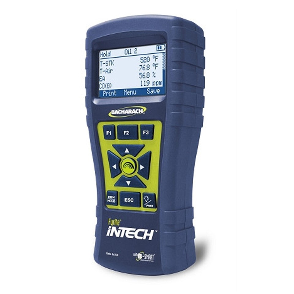 Bacharach Fyrite InTech Combustion Analyzer with Reporting Printer 24 ...