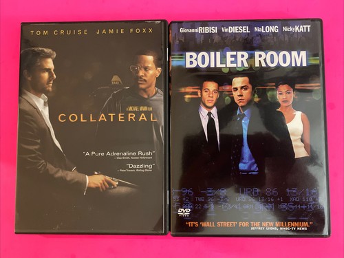 COLLATERAL 2004 & BOILER ROOM 2000 DVD LIKE NEW CONDITION FREE SHIPPING ...